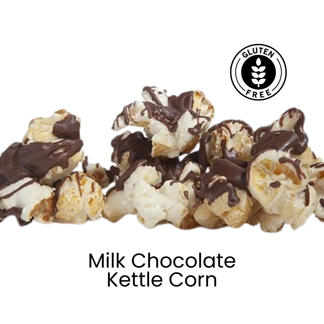 Milk Chocolate Kettle Corn | Gluten Free - Poppington's Gourmet Popcorn